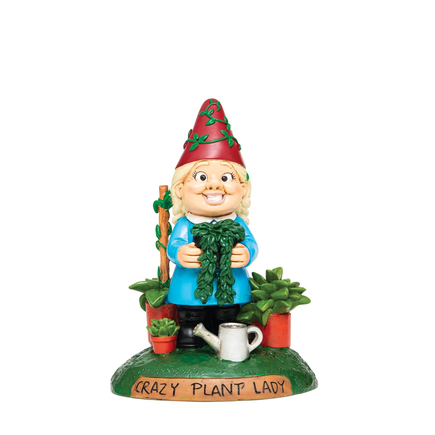 BigMouth Fern Fanatic Garden Gnome