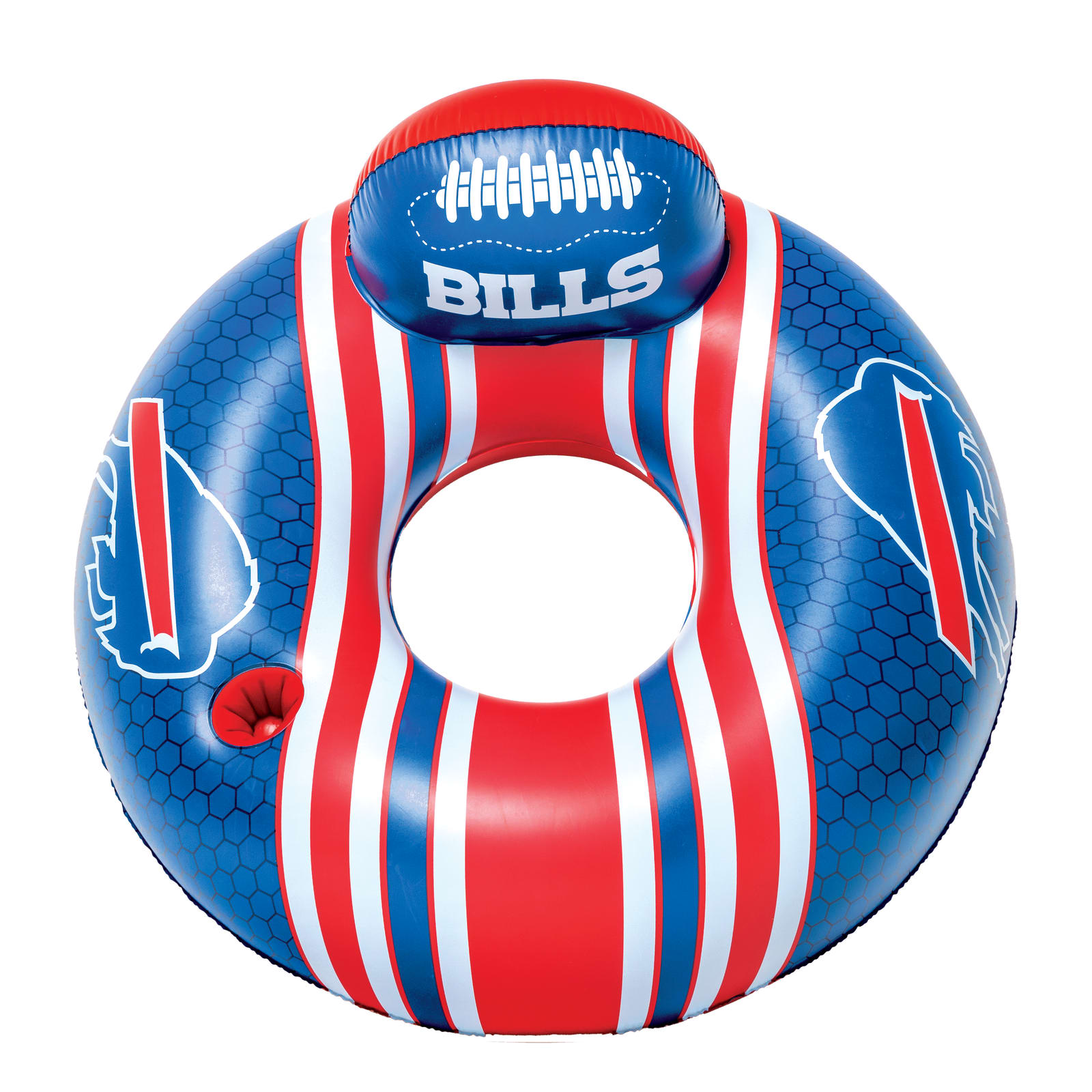 Buffalo Bills 42 in Pool Float with cupholder and backrest