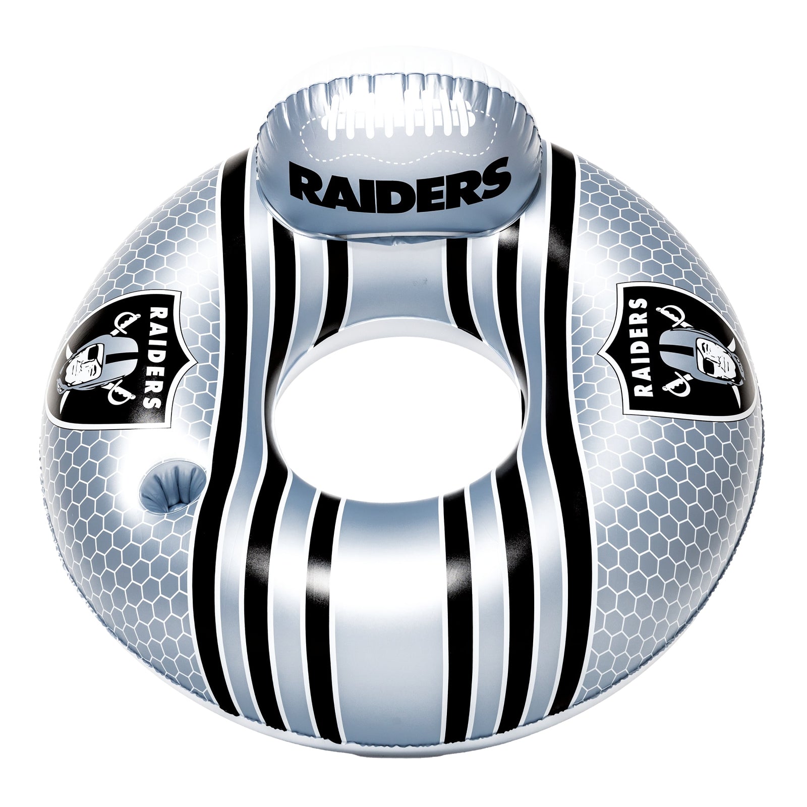 Las Vegas Raiders 42 in Pool Float with cupholder and backrest