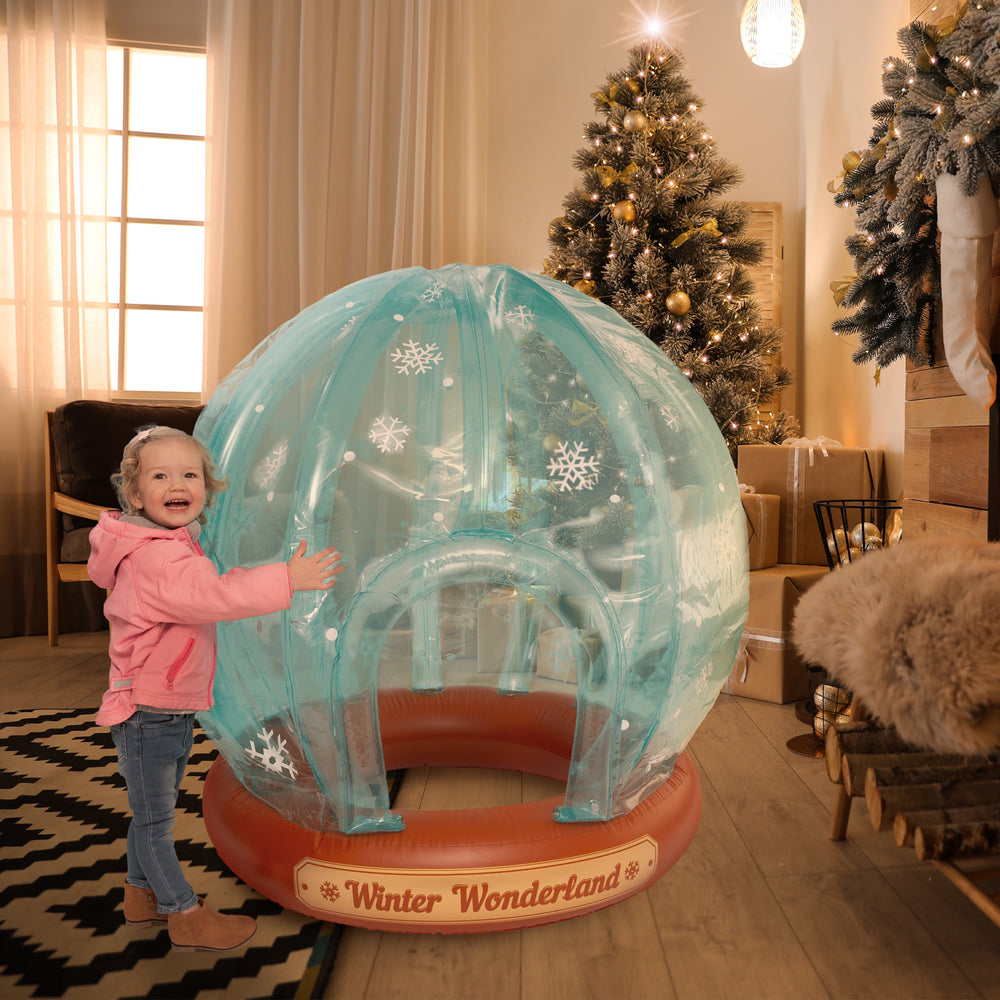Inflatable Snow Globe Fort