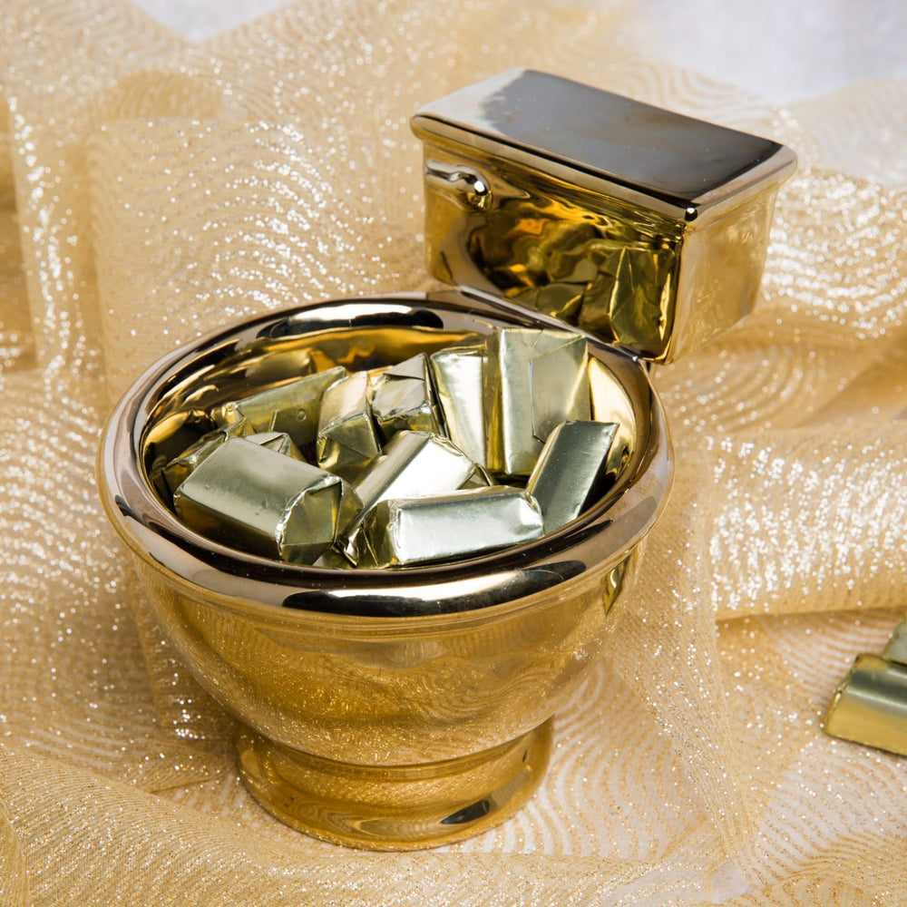 Golden Toilet Mug