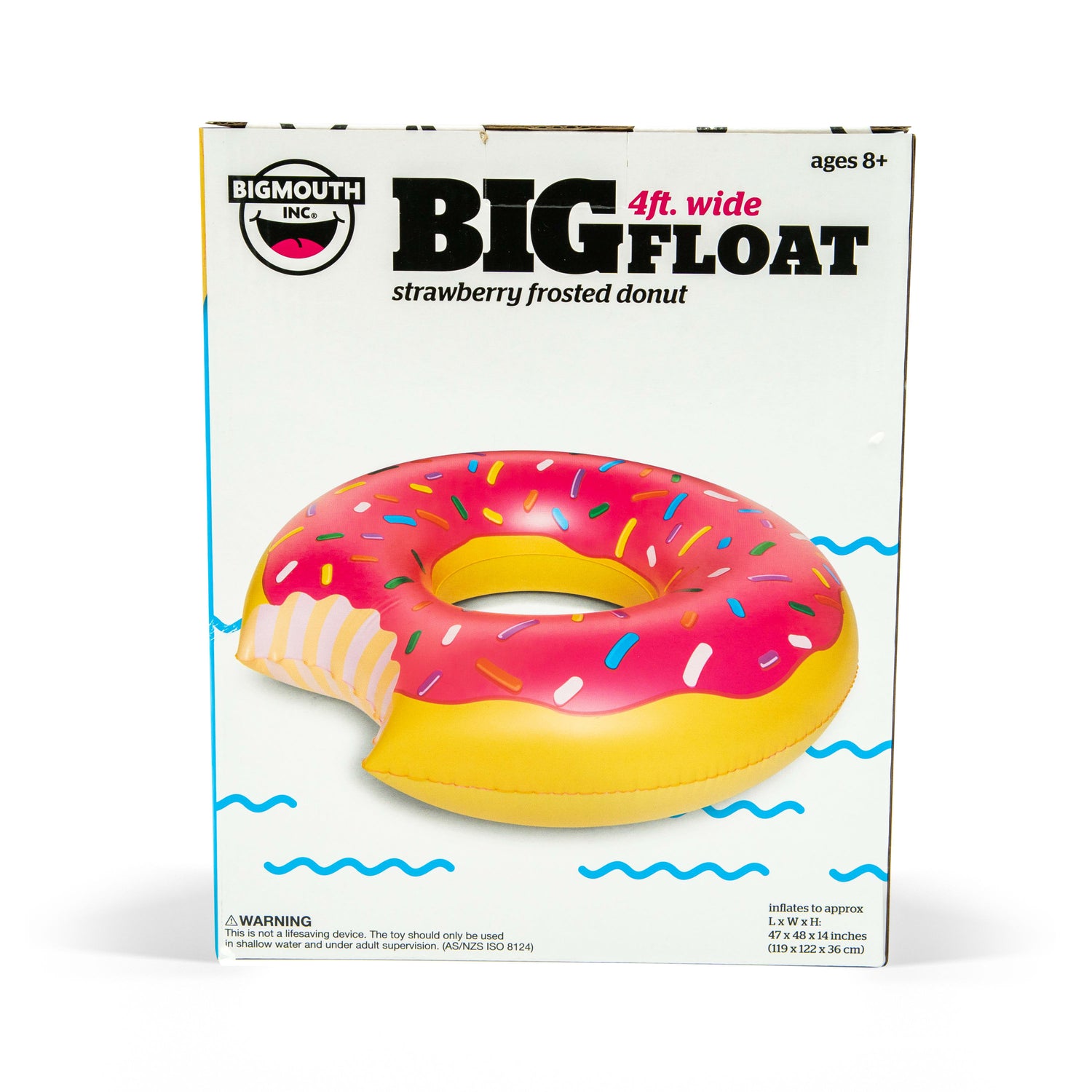 Giant Frosted Donut Pool Float