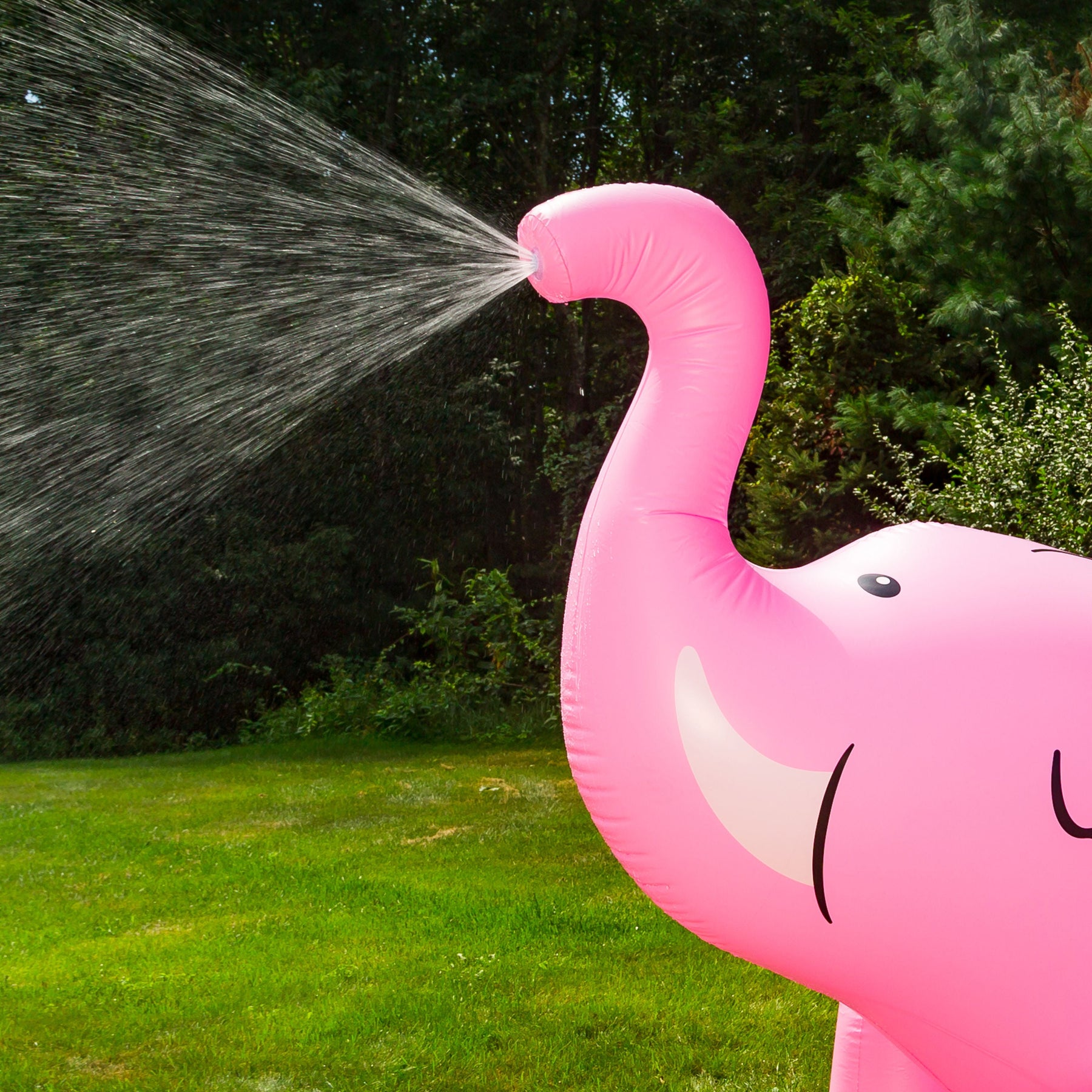 Ginormous Pink Elephant Yard Sprinkler
