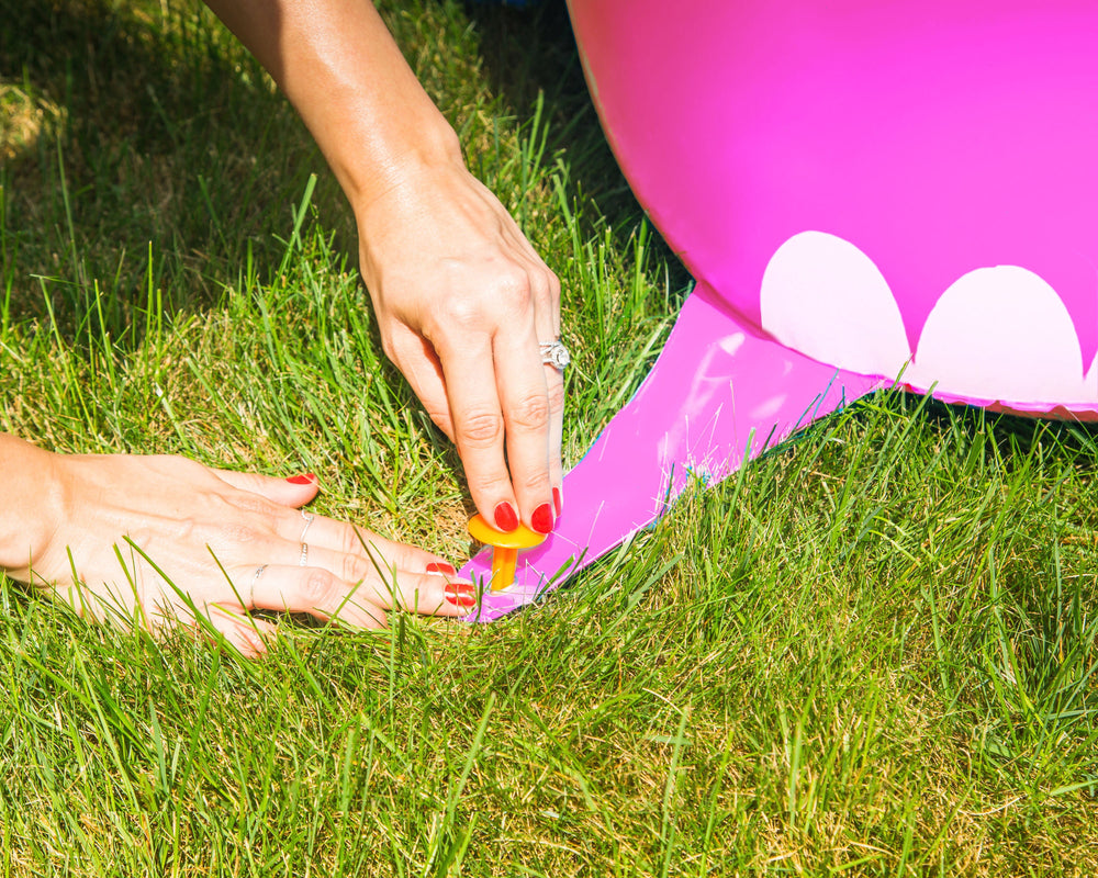 Ginormous Pink Elephant Yard Sprinkler